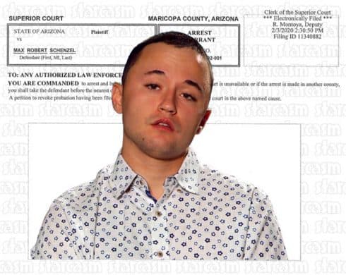 UNEXPECTED Max Schenzel’s probation revoked, arrest warrant issued ...