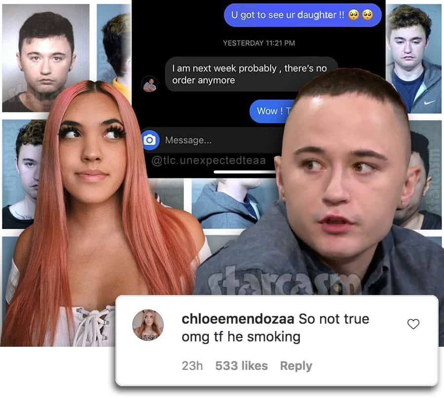 UNEXPECTED Max Schenzel says restraining order dropped, Chloe and ...