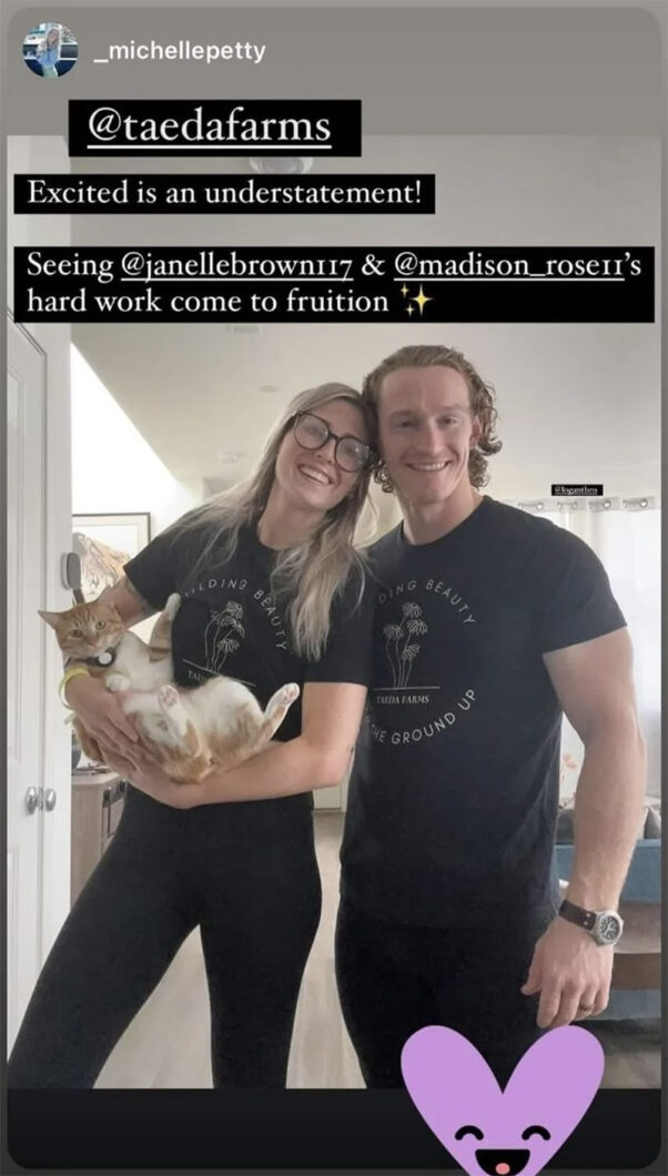 SISTER WIVES Janelle Brown launches Taeda Farms with Madison and Caleb ...